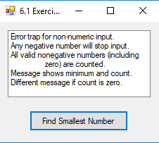Solved Smallest Number: Write a program that counts the | Chegg.com