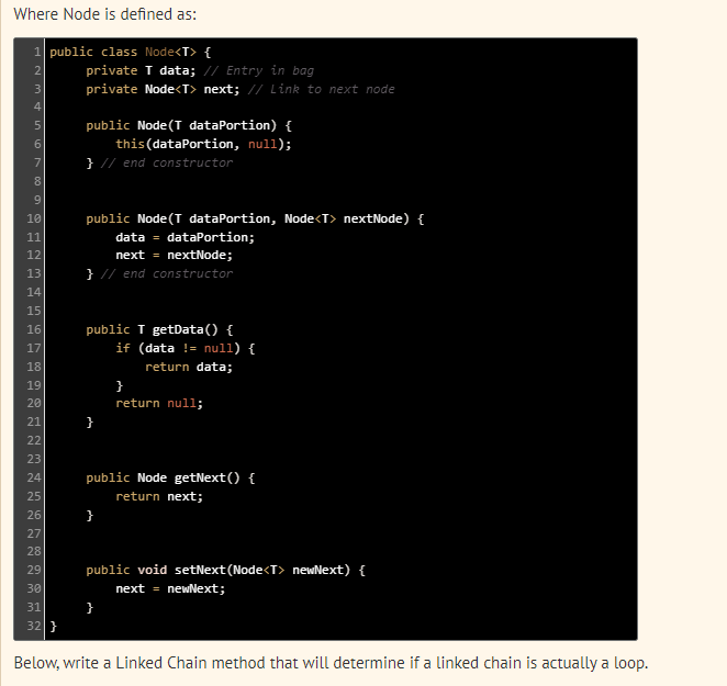Solved X788: Detect Loop In Linked Chain Consider the | Chegg.com