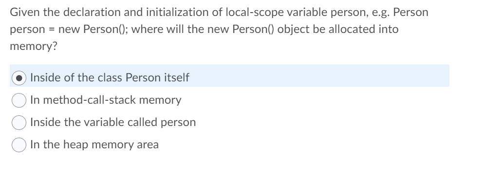 Solved Given the declaration and initialization of | Chegg.com
