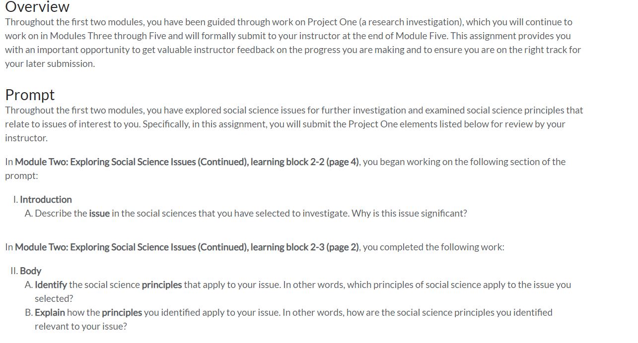 Throughout the first two modules, you have been | Chegg.com