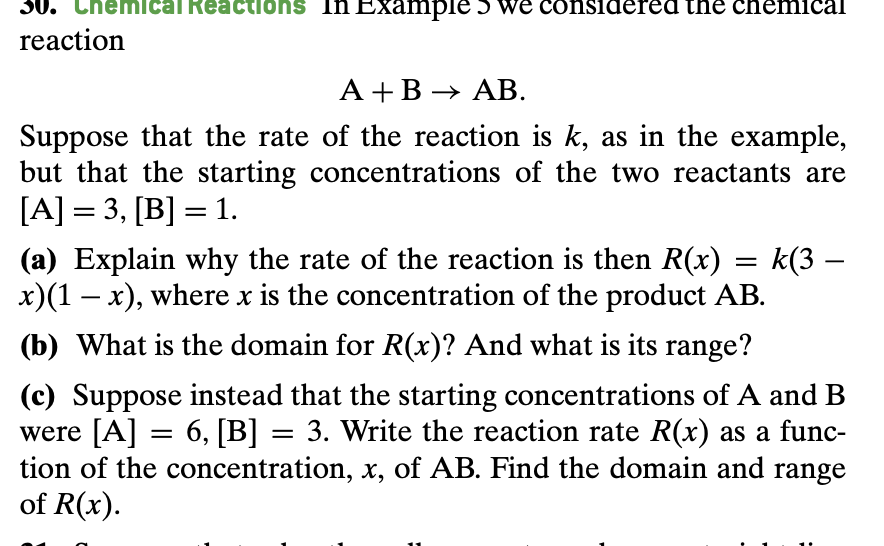 Solved reaction A+B→AB. Suppose that the rate of the | Chegg.com