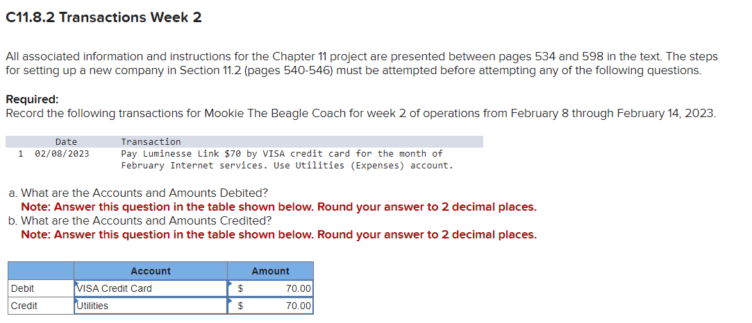 All associated information and instructions for the | Chegg.com