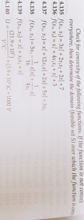 Solved Check for convexity of the following functions. If | Chegg.com