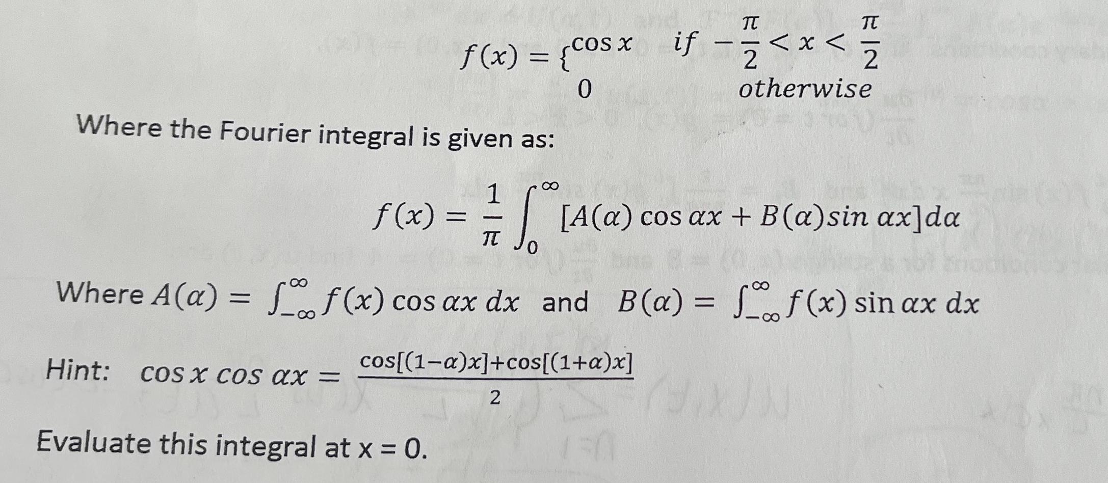 f(x)={cosx0 if −2π | Chegg.com