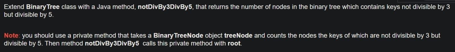 Solved Extend Binary Tree Class With A Java Method 1294
