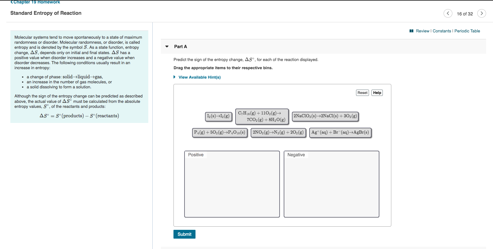 Solved MI Review | Constants Periodic Table Part A Predict | Chegg.com