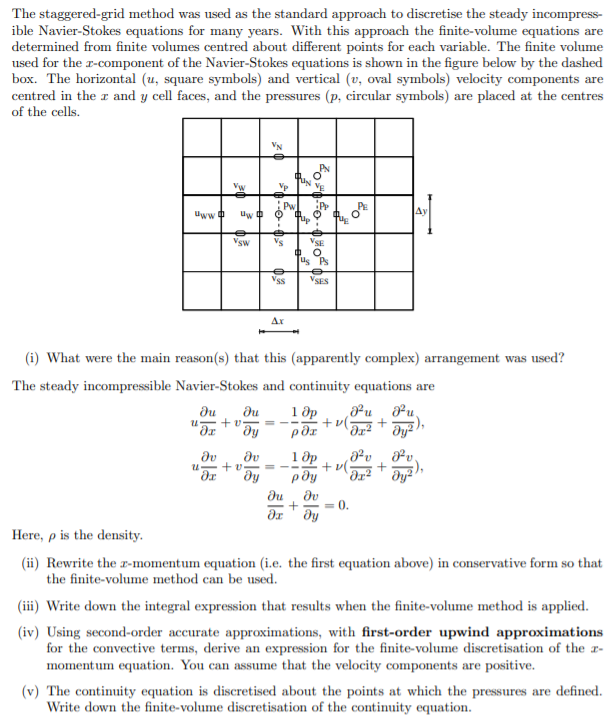 The staggered-grid method was used as the standard | Chegg.com