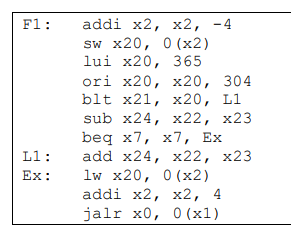 Solved If a caller uses the instruction: jal x1, | Chegg.com