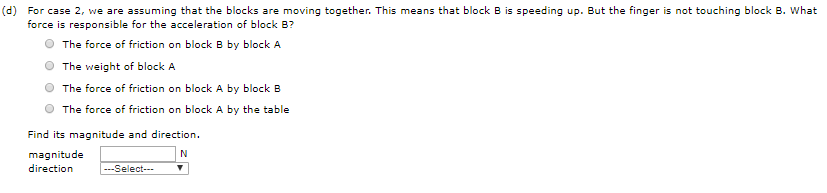 Solved Pushing a Block On a Block - Quantitative A heavy | Chegg.com