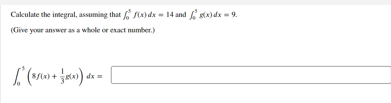 Solved Calculate the integral, assuming that ∫05f(x)dx=14 | Chegg.com