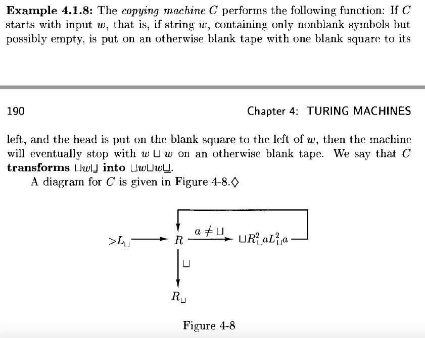 Trace the operation of the Turing machine of Example | Chegg.com