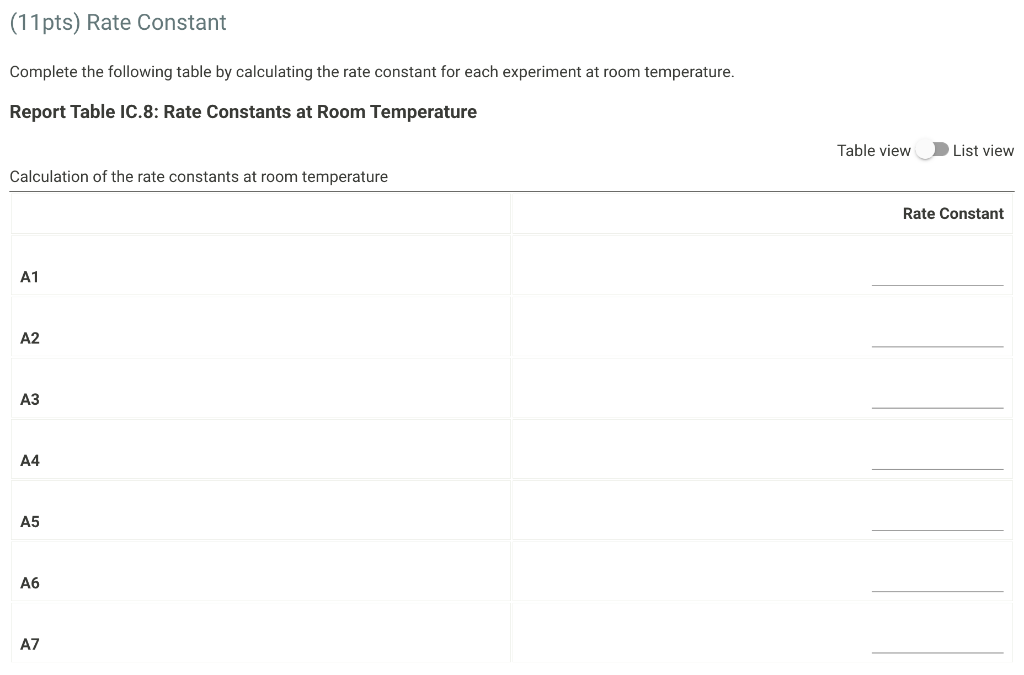 (2pts) Kinetics of an lodine-clock Reaction How will | Chegg.com