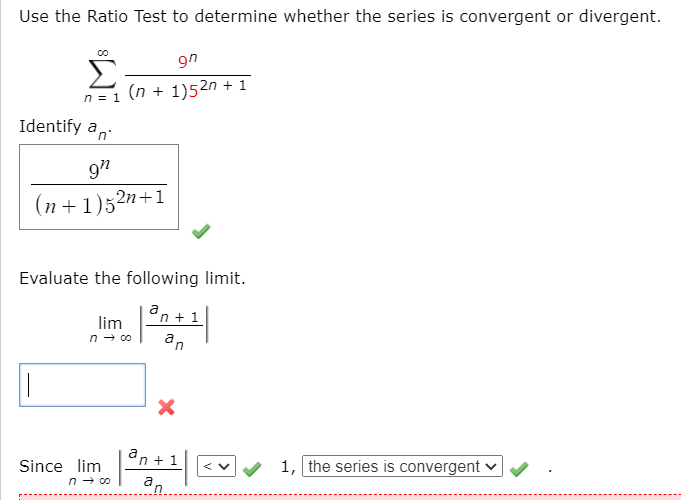 Solved Use the Ratio Test to determine whether the series is | Chegg.com