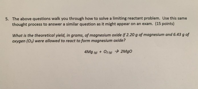 Solved 5. The above questions walk you through how to solve | Chegg.com