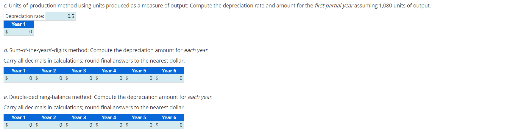 Solved Computing Partial Period Depreciation under Multiple | Chegg.com