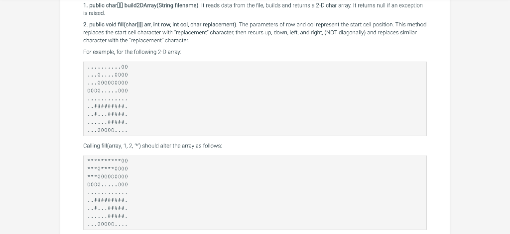Solved Flood fill is an algorithm that determines the area | Chegg.com