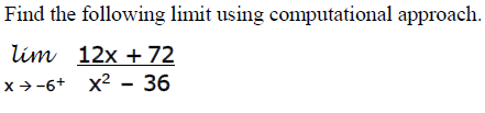 Solved Find the following limit using computational | Chegg.com