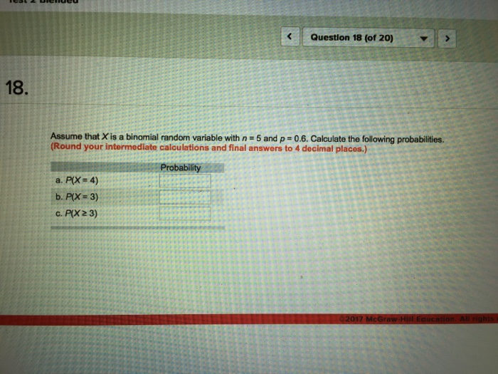 Solved Assume That X Is A Binomial Random Variable With N 
