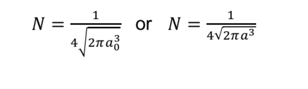 Solved The wavefunction for the 2s orbital of the Hydrogen | Chegg.com