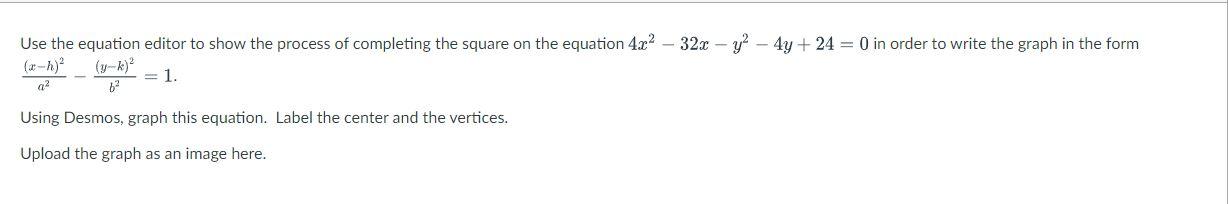 Solved Use the equation editor to show the process of | Chegg.com
