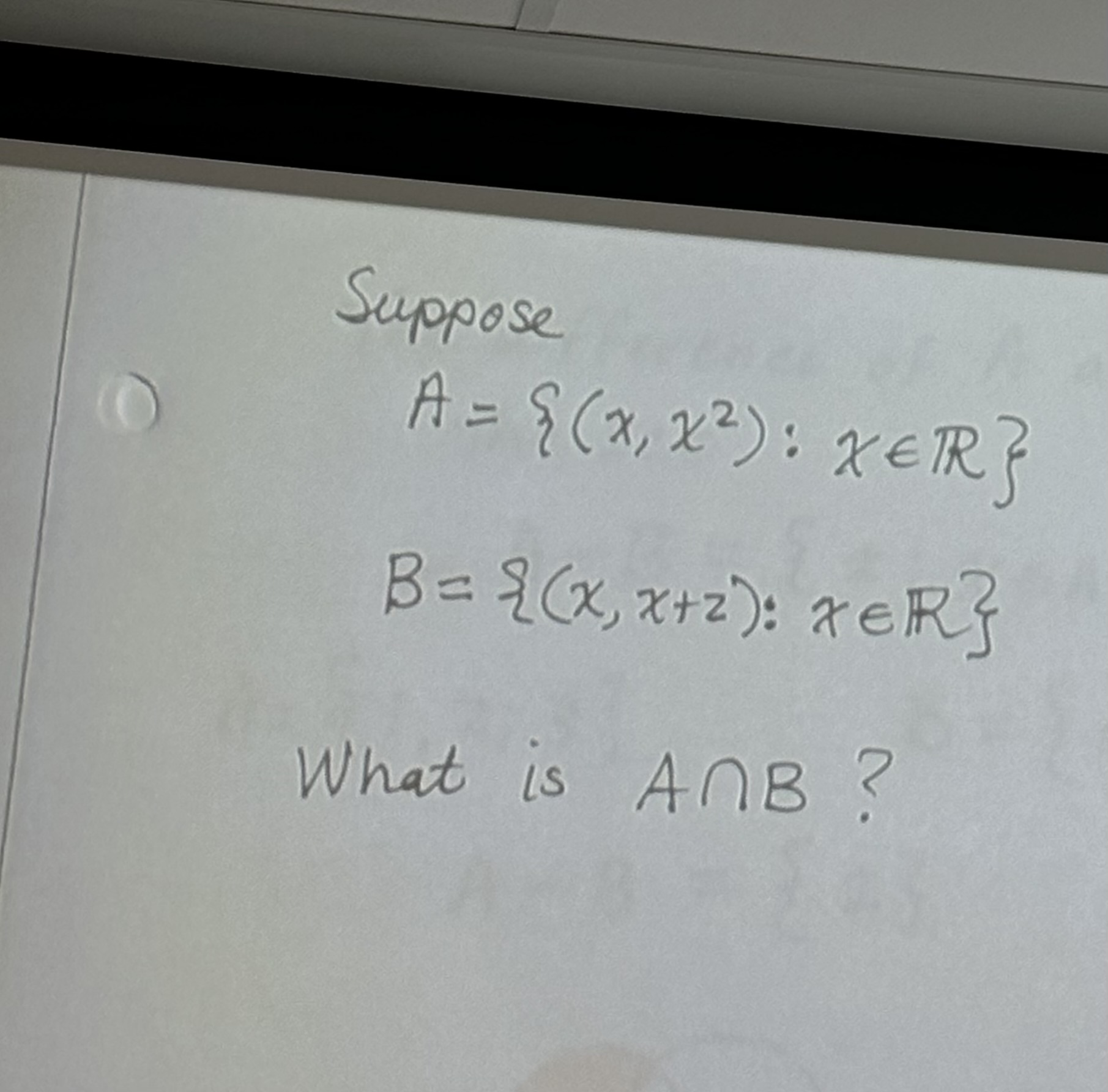 Solved Suppose \\[ \\begin{array}{l} A=\\left\\{\\left(x, | Chegg.com