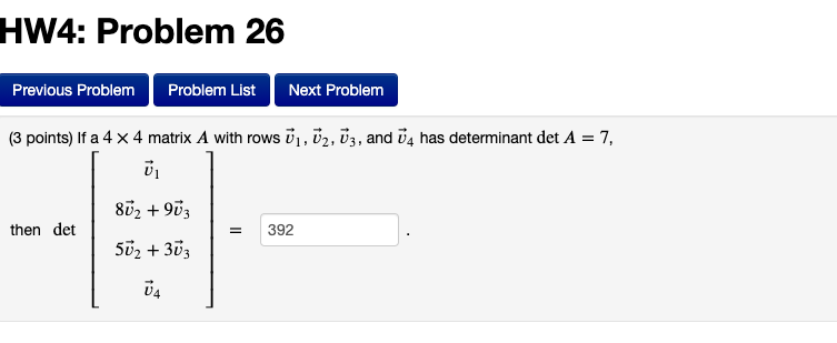 Solved HW4: Problem 30 Previous Problem Problem List Next | Chegg.com Solved HW4: Problem 30 Previous Problem Problem List Next | Chegg.com
