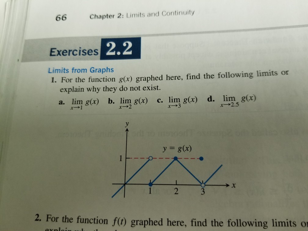 Solved 66 Chapter 2 Limits And Continuity Exercises 2 2