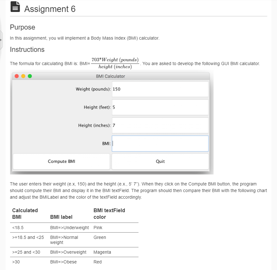 Solved Assignment 6 Purpose In this assignment, you will | Chegg.com