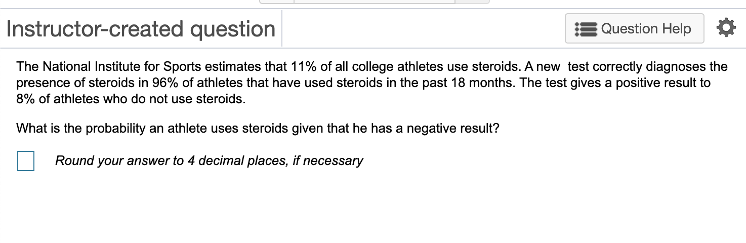 Solved Instructor-created question Question Help The | Chegg.com