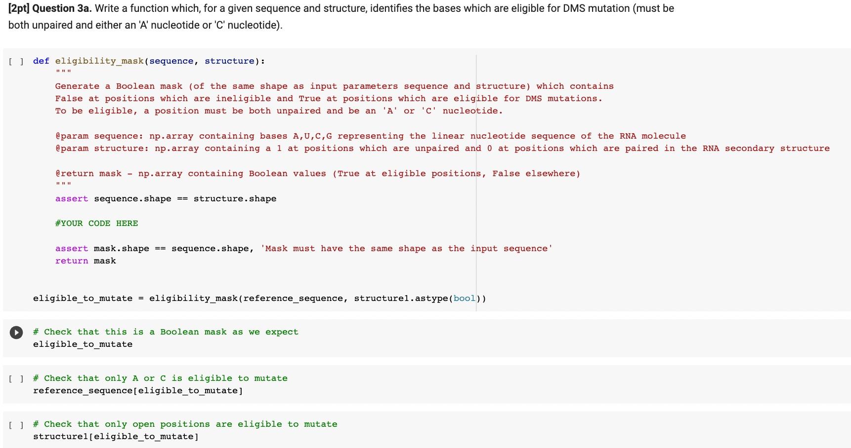 3. Simulating DMS Mutations based on sequence | Chegg.com