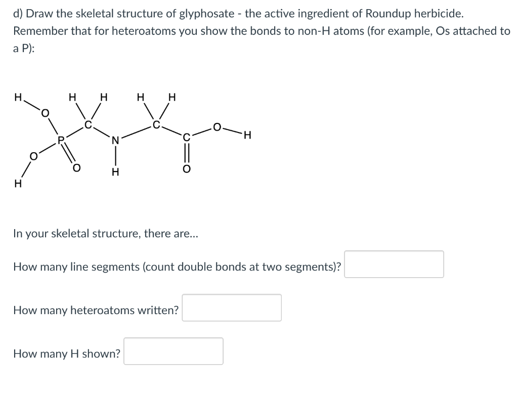 Solved a) Draw the skeletal structure of propane: In your | Chegg.com