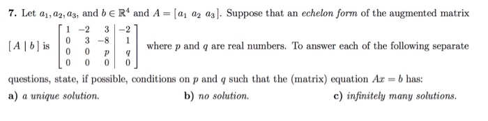 Solved V2 1 5. Explain, without computation, why the columns | Chegg.com