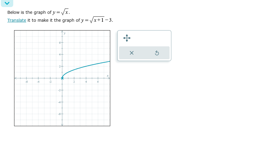 Solved Below is the graph of y=x2.Translate it to make it | Chegg.com
