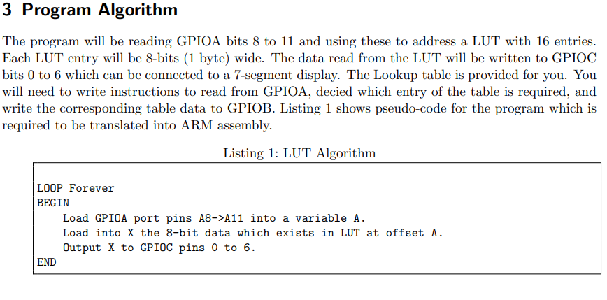 Solved Hardware is configured but the code in assembly | Chegg.com