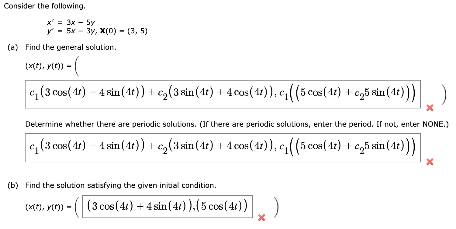Solved Could the answer be in Webassign format as well, as I | Chegg.com