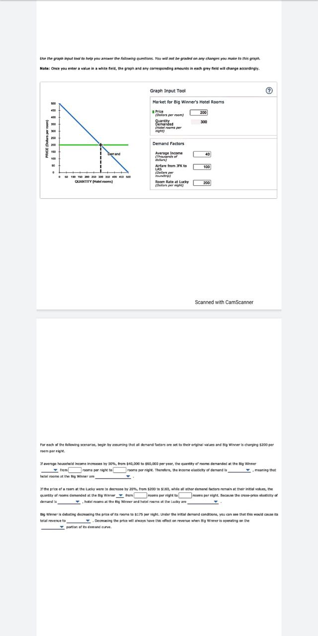 Solved Use the graph input tool to help you answer the | Chegg.com