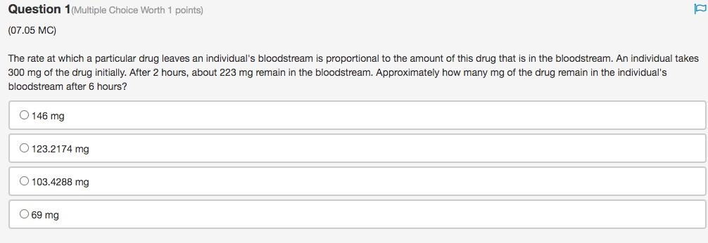 Solved Question 1(Multiple Choice Worth 1 points) (07.05 MC) | Chegg.com