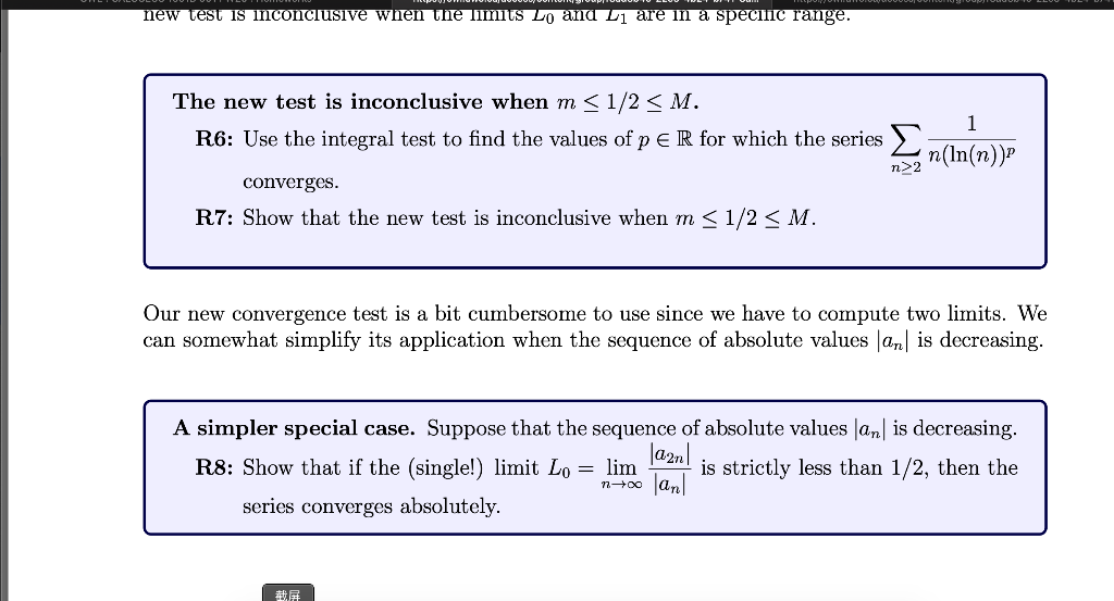 Solved new test is inconclusive wiien the limits to and Vi | Chegg.com