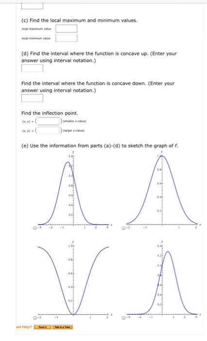Solved Consider the following function. (If an answer does | Chegg.com