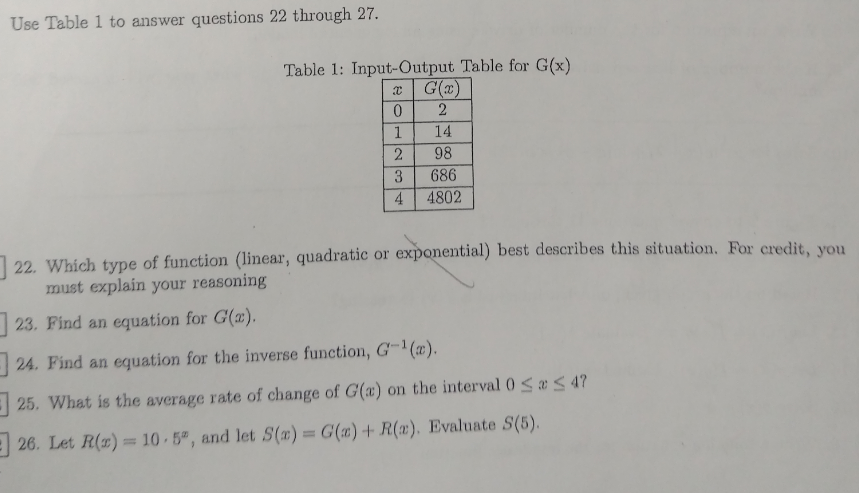 Solved Use Table 1 to answer questions 22 through 27. Table | Chegg.com
