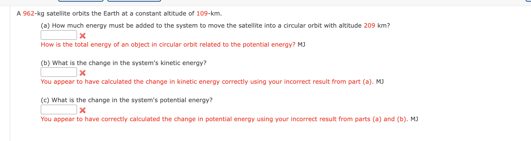 Solved A 962-kg satellite orbits the Earth at a constant | Chegg.com