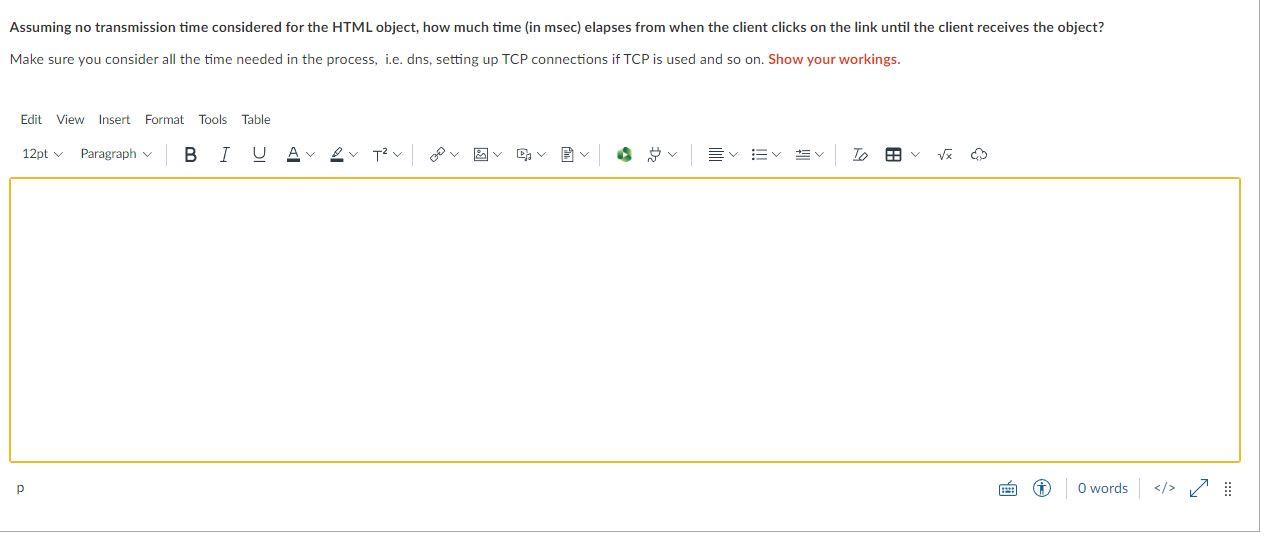 Solved Suppose within your Web browser you click on a link | Chegg.com
