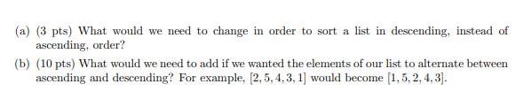 Solved Consider The Pseudocode For Selection Sort Below 4599