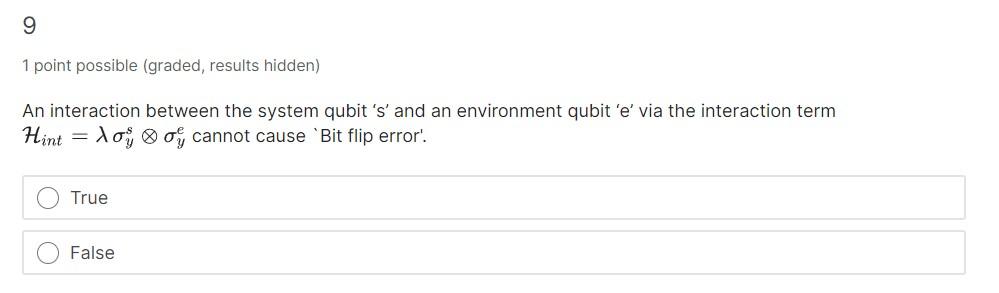 Solved 9 1 point possible (graded, results hidden) An | Chegg.com
