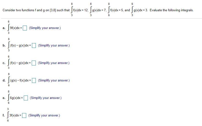 Solved 8 8 8 6 Consider two functions f and g on [38] such | Chegg.com