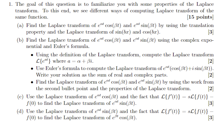 Solved Please answer each part; Thank you so much! I am | Chegg.com