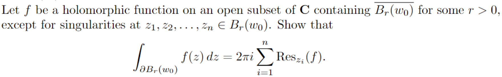 Solved Let f be a holomorphic function on an open subset of | Chegg.com