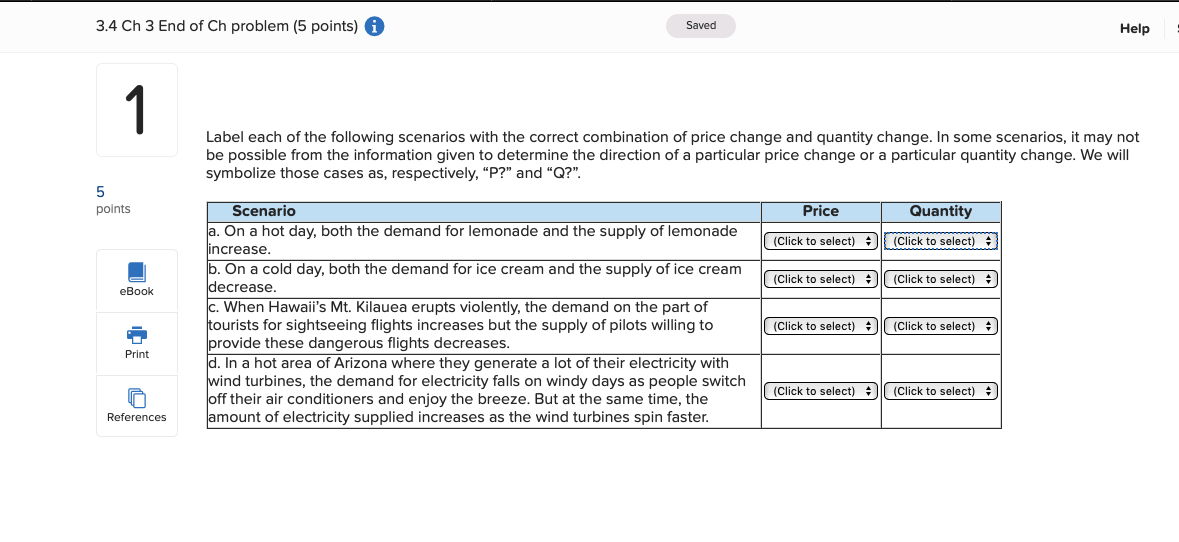 Solved 3.4 Ch 3 End of Ch problem (5 points) Saved Help | Chegg.com