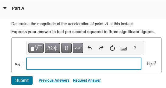 Solved At a given instant the slider block B shown in | Chegg.com