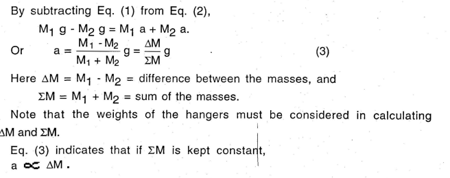 Solved 'g' calculated from slope? Can you please explain how | Chegg.com